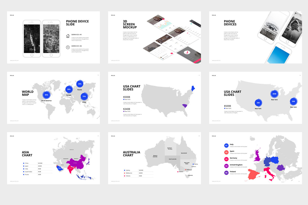KULA Powerpoint Template, a Presentation Template by ShapeSlide