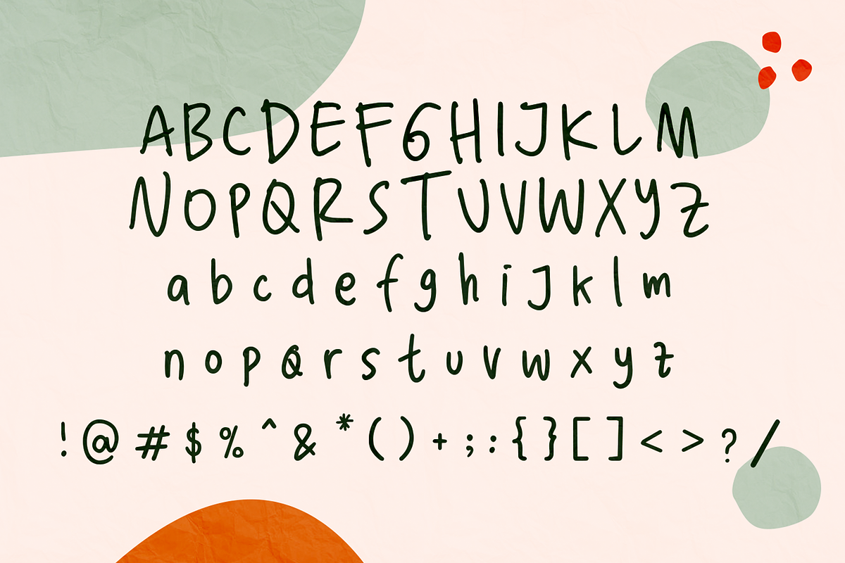 Rosemarie is a modern handwritten font