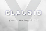 Claudio - Logo design font, a Script Font by Vintage Font Lab