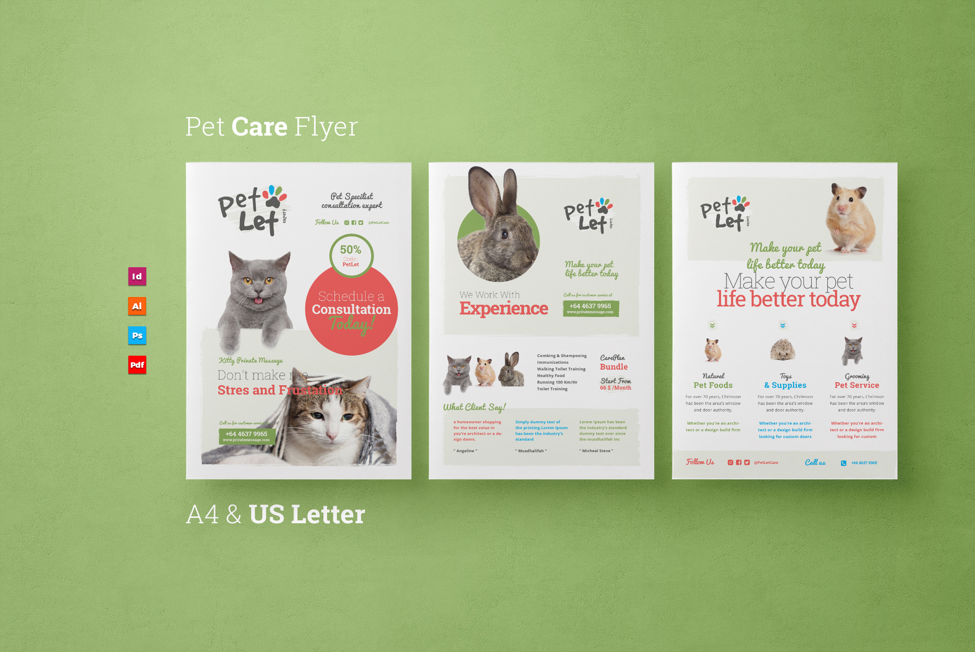 Pet Flyer, a Flyer Template by AlfianBrand