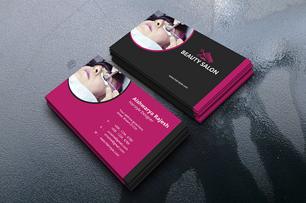 Portrait Business Card, a Business Card Template by UI_Expert