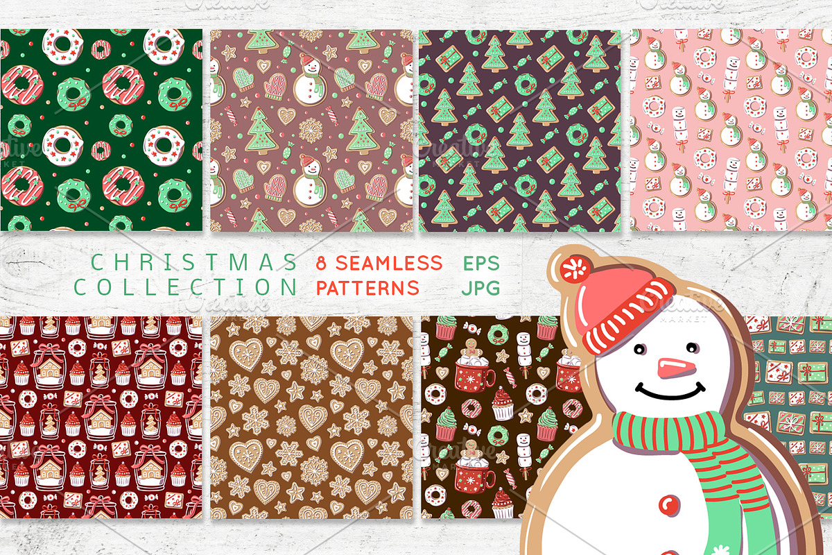 Christmas clipart & patterns, a Graphic by art_alexandra