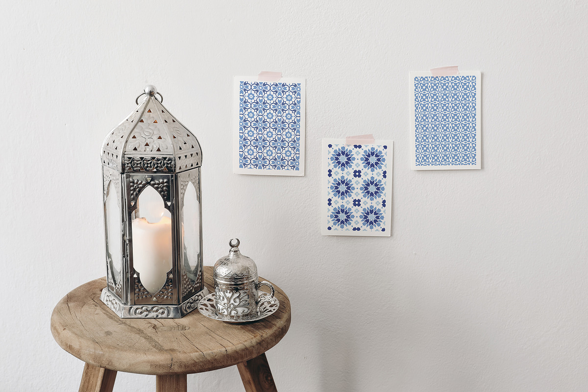 Arabic Moroccan patterns set, a Pattern Graphic by Tabita's shop