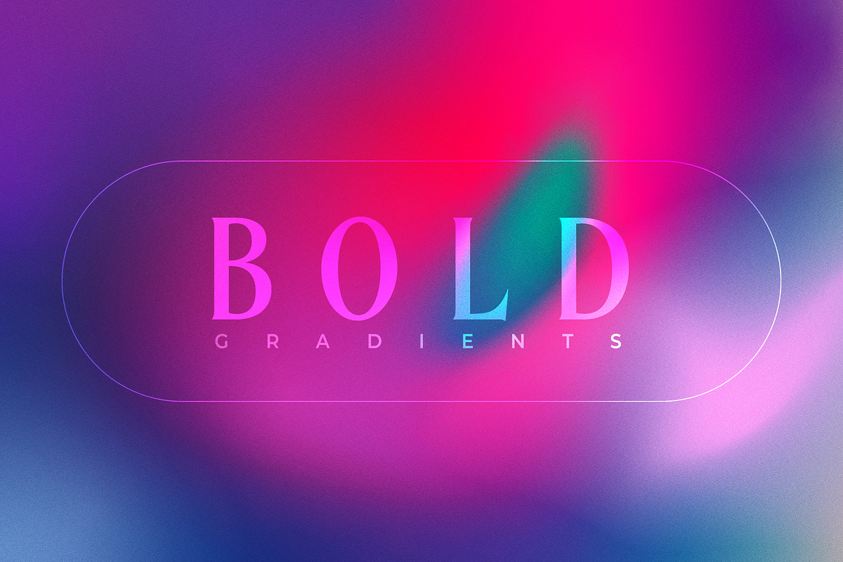 BOLD Gradients Set | Creative Market