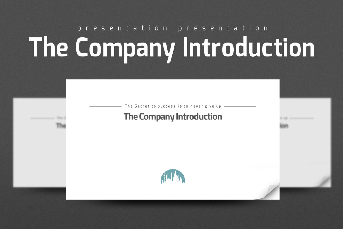 The Company Introduction, a Presentation Template by GoodPello