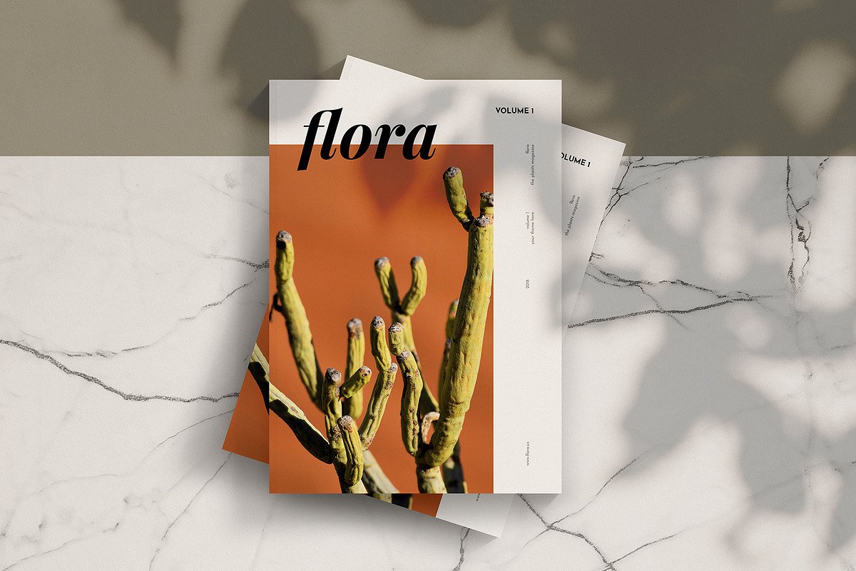 Flora Magazine, a Magazine Template by Visuel Colonie®