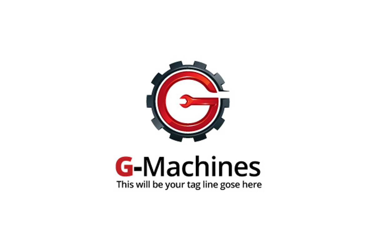 G-Machines Logo Template, a Branding & Logo Template by The Branding Fusion