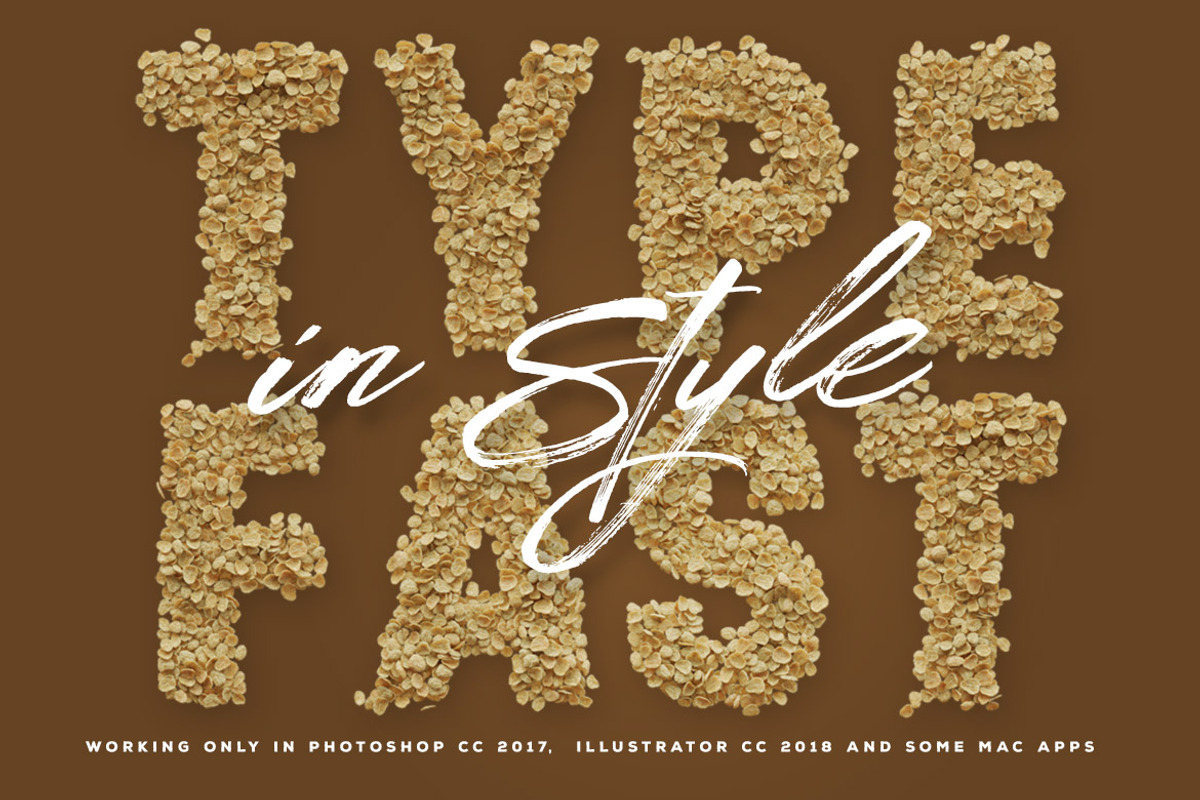 Corn Flakes - 3D Color SVG Font, a Font by Deeezy