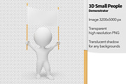 3D Small People - Demonstrator, a Person Illustration by Anatoly ...