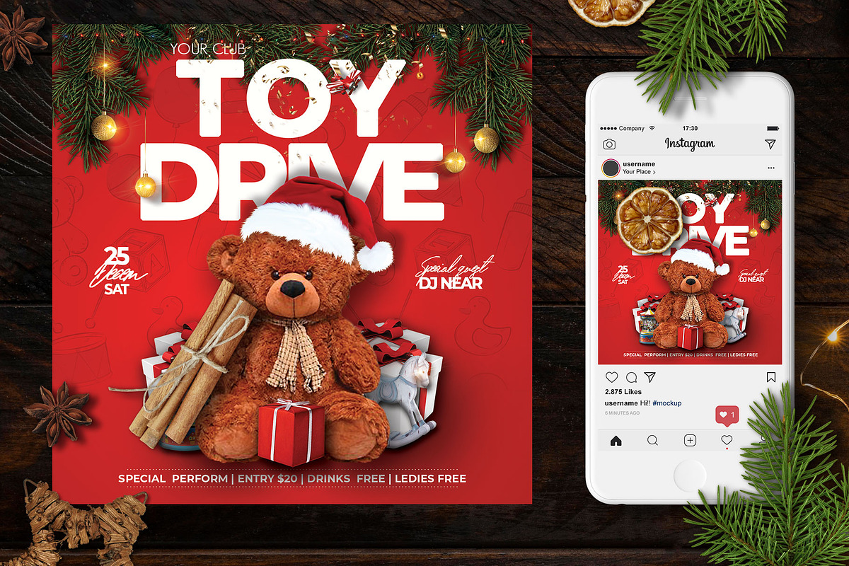 Toy Drive Flyer, a Flyer Template by Artolus
