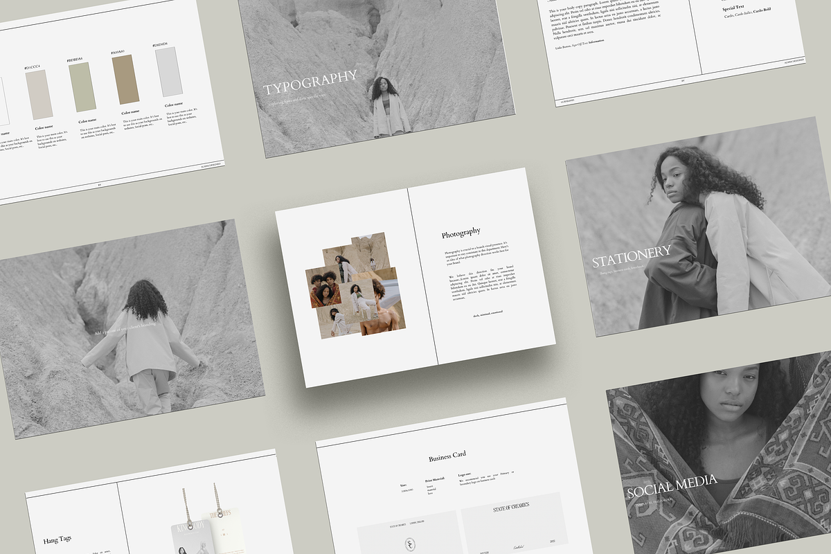 Zoe Brand Guidelines | Creative Market