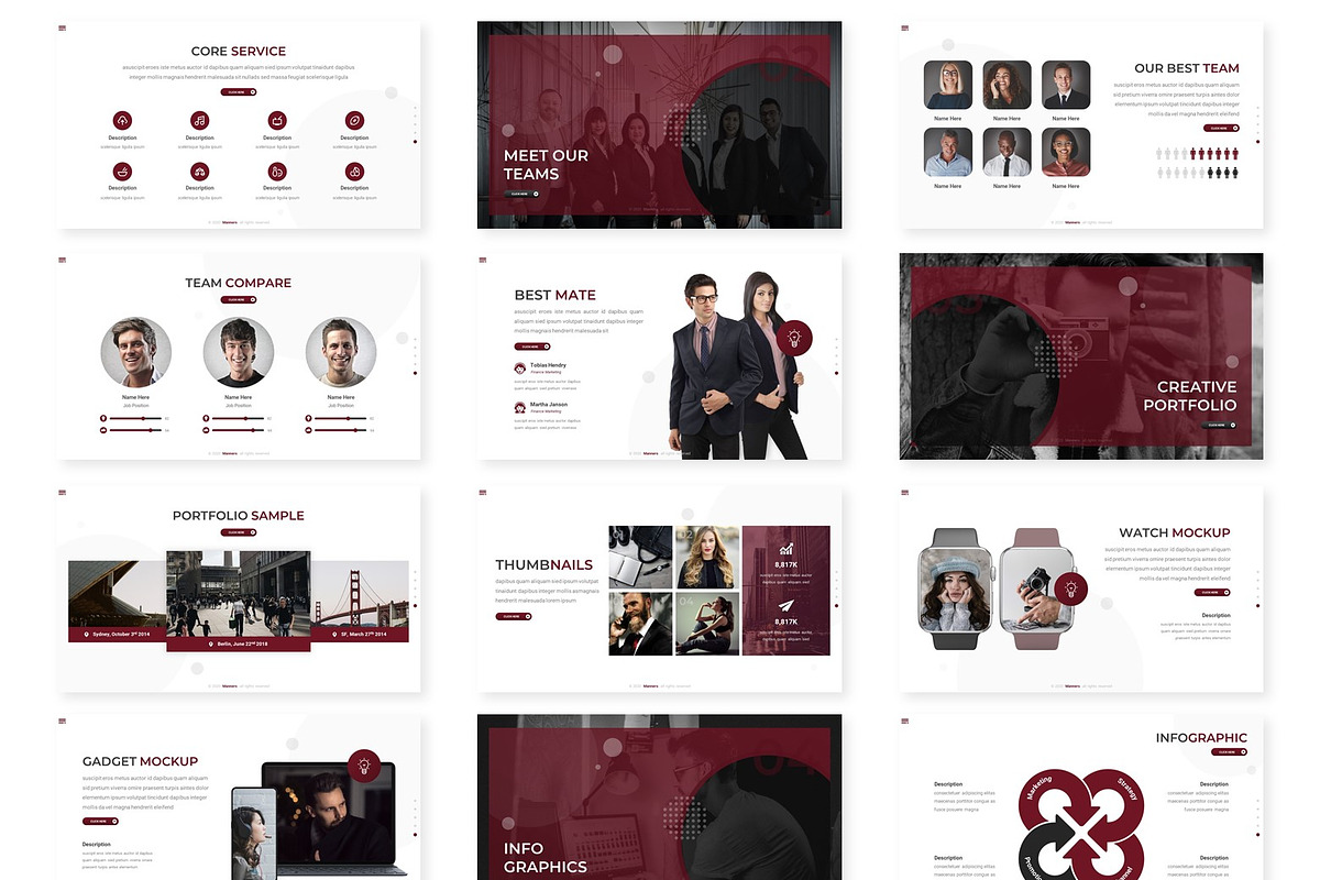 Manners - Powerpoint Template, a Presentation Template by AQR Studio
