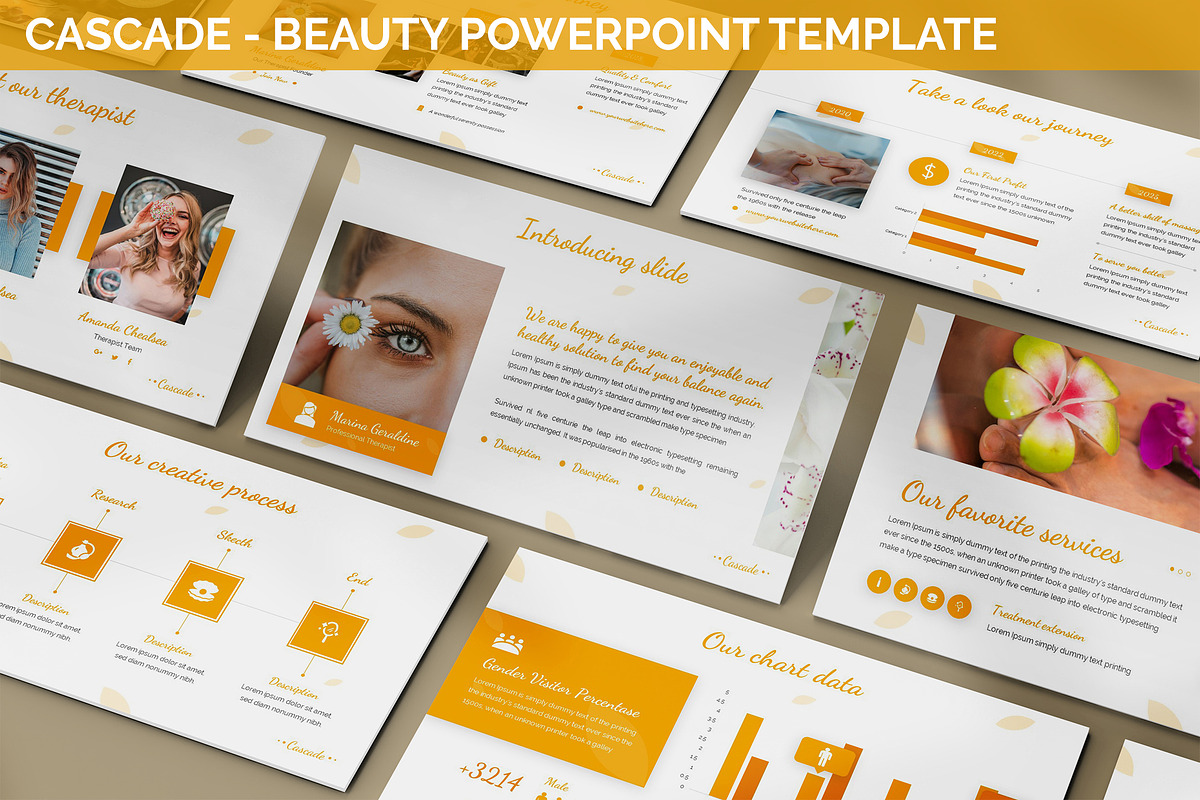 Cascade - Beauty Powerpoint Template, a Presentation Template by ...
