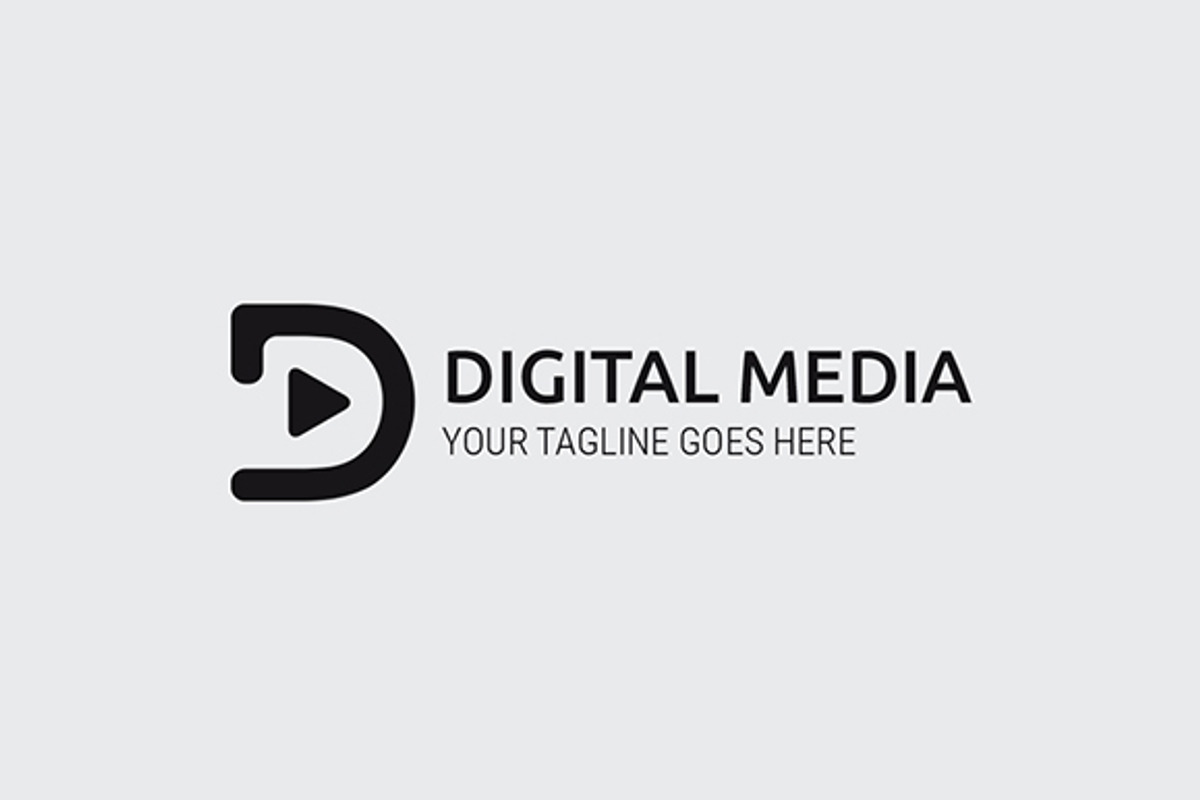 Digital Media Logo, a Branding & Logo Template by EngoCreative.com