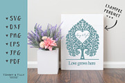 Wedding Heart Tree - SVG & Clipart, an Object Graphic by Tommy & Tilly ...