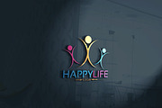 Happy Life Logo | Branding & Logo Templates ~ Creative Market