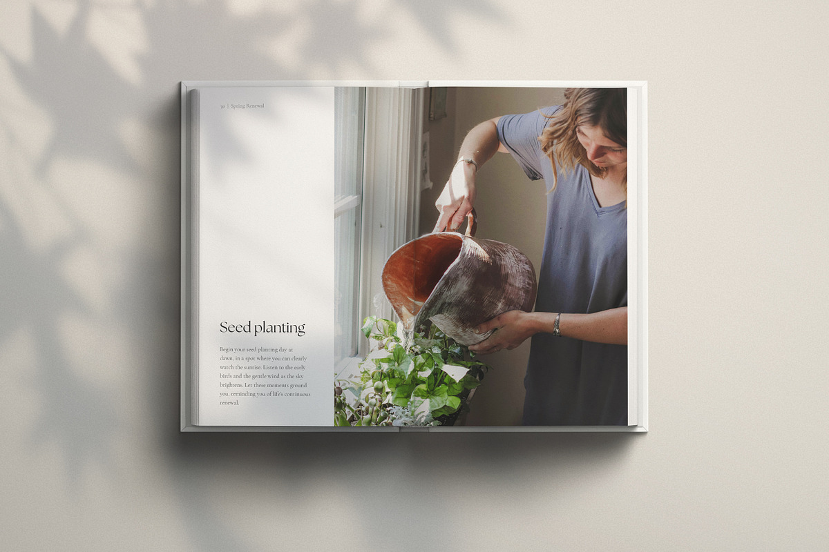 Wellness Journal | Indesign Template, a Brochure Template by Mindful ...