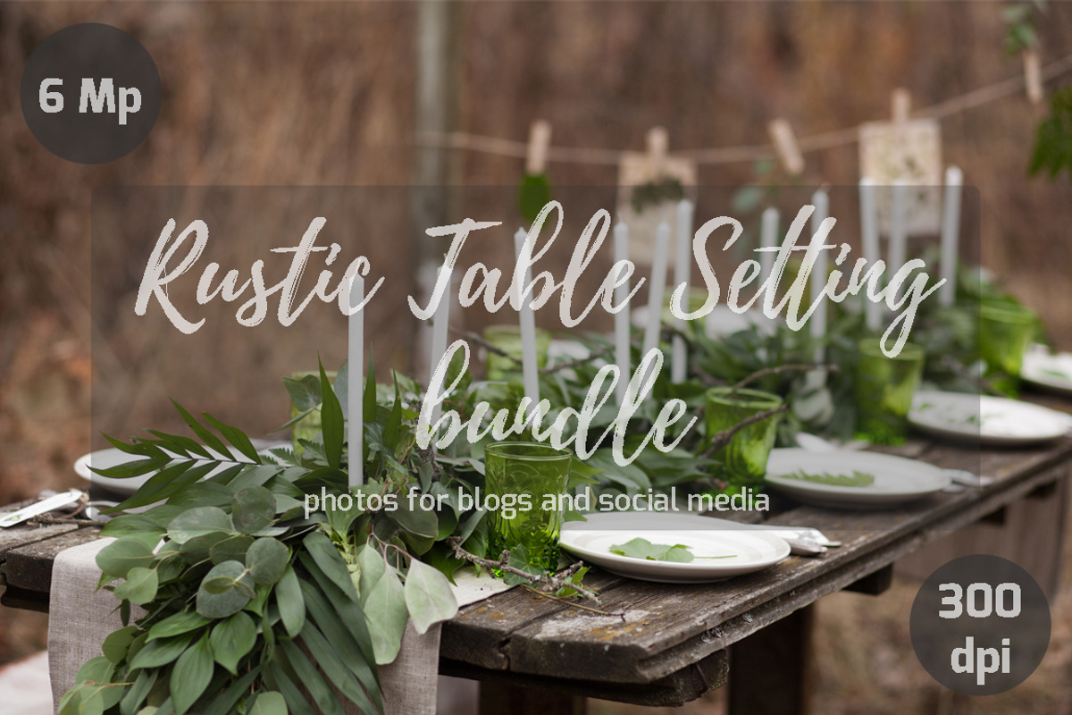 Rustic table setting Bundle, a Food & Drink Photo by Marine Girl shop ...