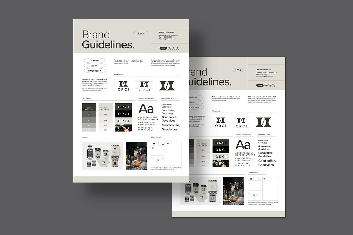 Brand Guidelines Poster Template, a Poster Template by BrandPacks
