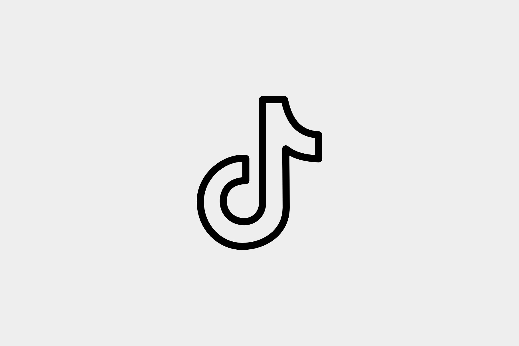 Tiktok, an Outline Icon by Jordy