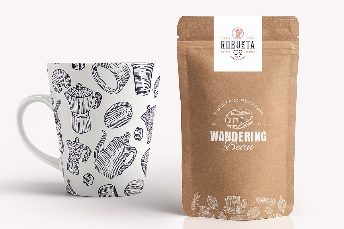 Cafelicious - Coffee Logo Kit, a Branding & Logo Template by ...