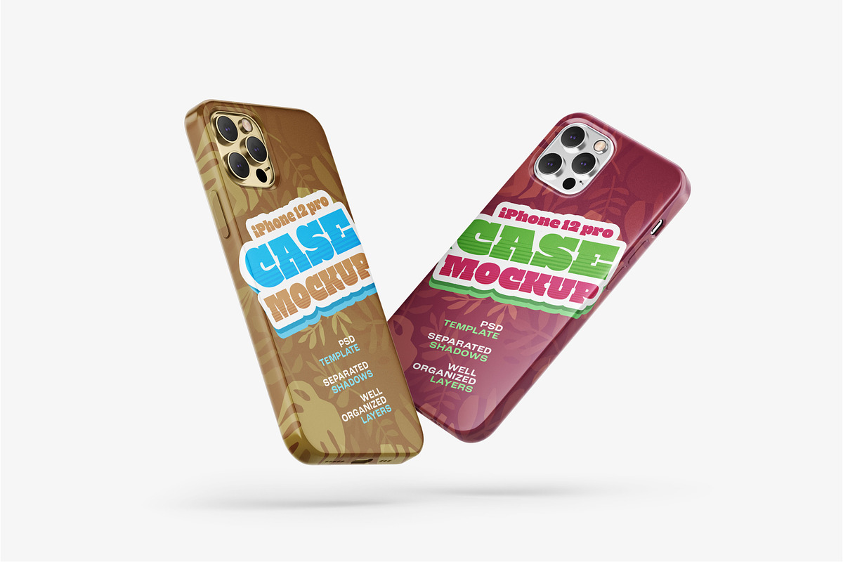 iPhone 12 Pro Case Mockup Set, an iPhone Mockup by Deeplab