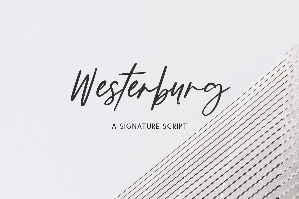 Westerburg Script, a Script Font by Beck McCormick