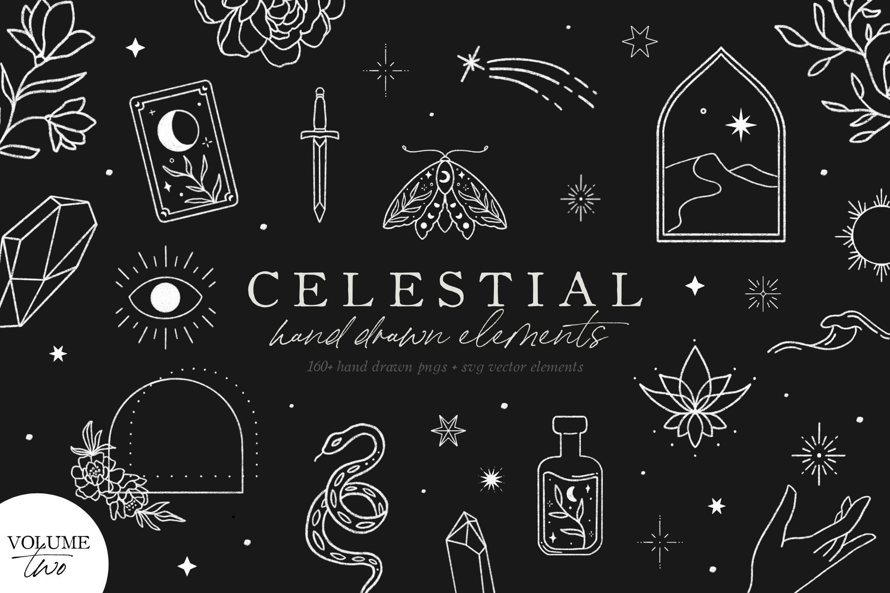 Celestial Magic Logo & Branding Art