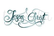 Jesus Christ Lettering, an Illustration by taniavetka