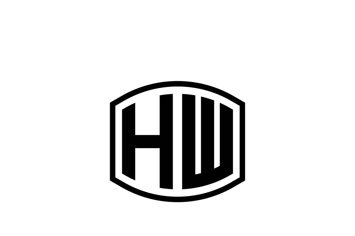 HW logo design vector template, a Branding & Logo Template by xcoolee