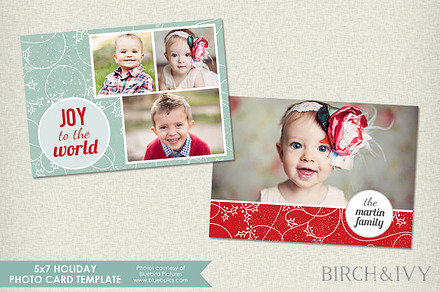 5x7 Holiday Photo Card, a Card Template by Birch and Ivy