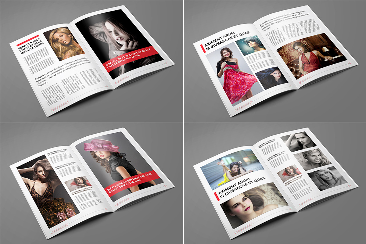 Magazine Template 01, a Magazine Template by Layout Design