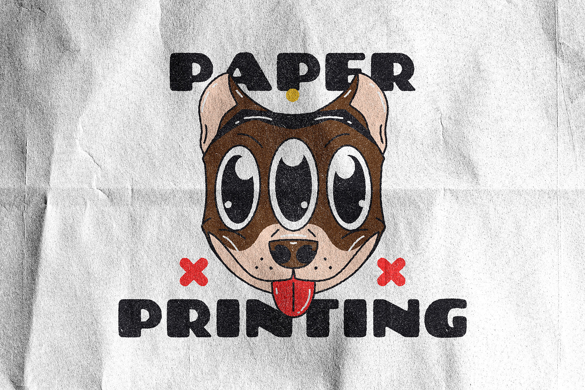 Paper Printing Logo Mockup, a Mockup by Design Squad