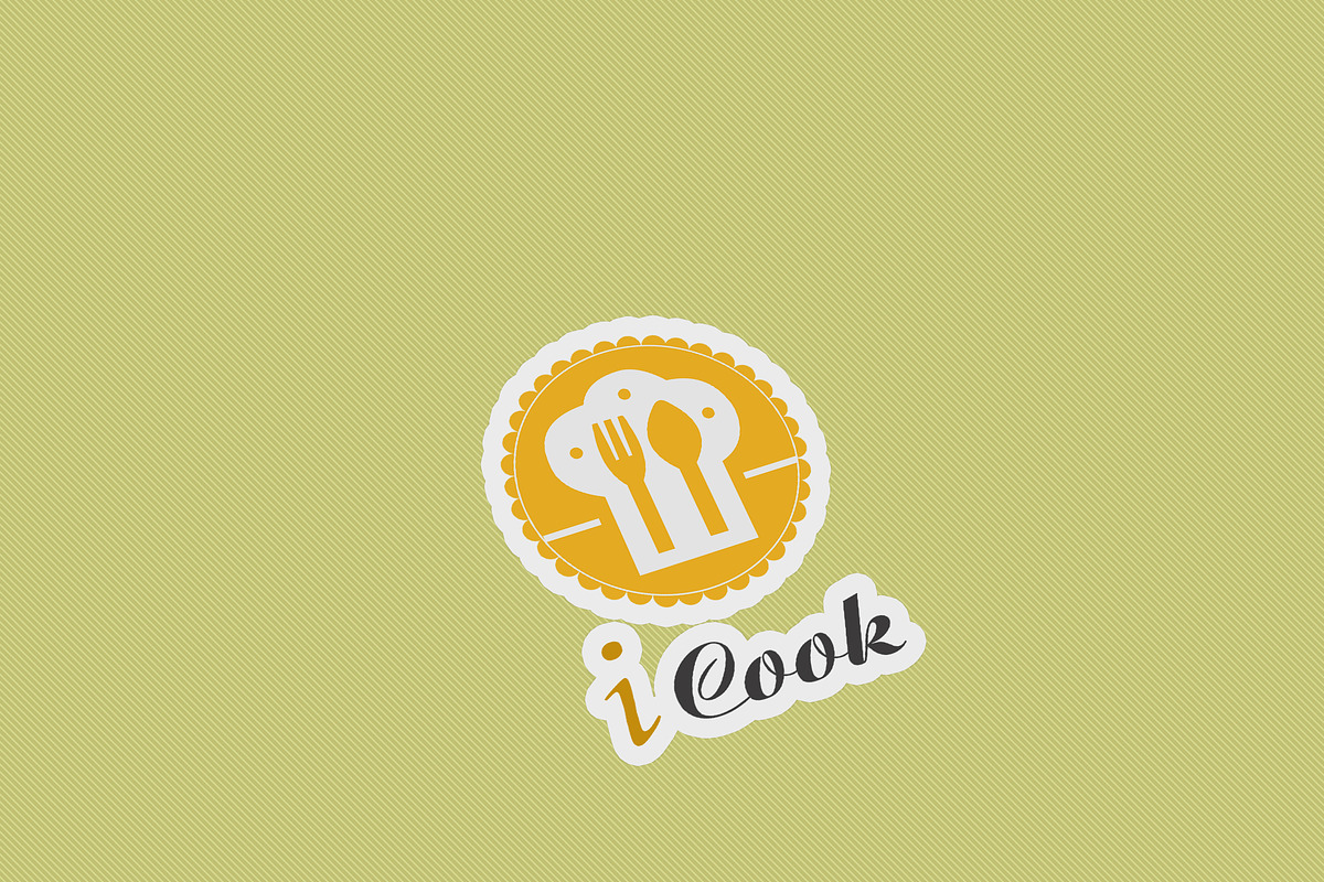 I Cook Logo Template, a Branding & Logo Template by Raj Shop