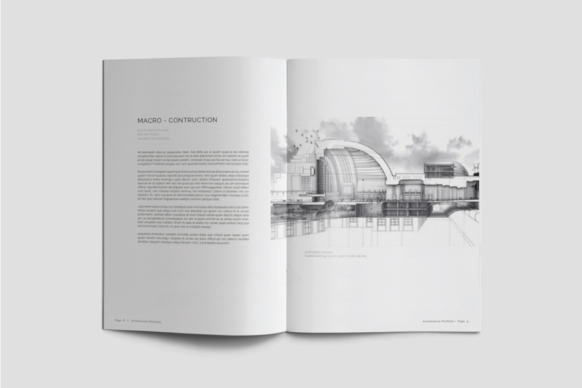 Architecture Portfolio/Brochure, a Brochure Template by Alhaytar