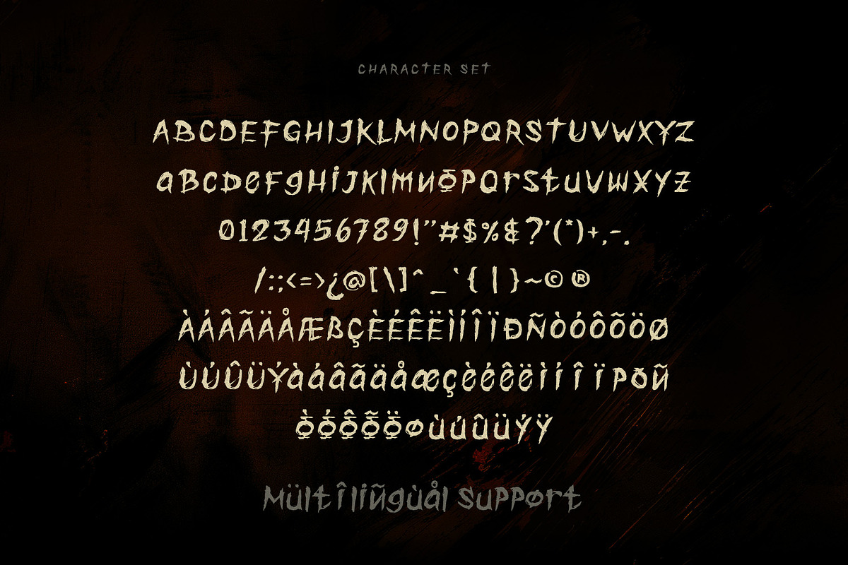 Ghoulster - Horror Display Font, a Handwritten Font by tkzgraphic ...