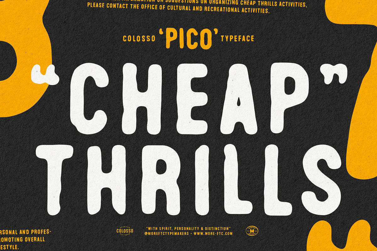 Colosso Pico Display Font