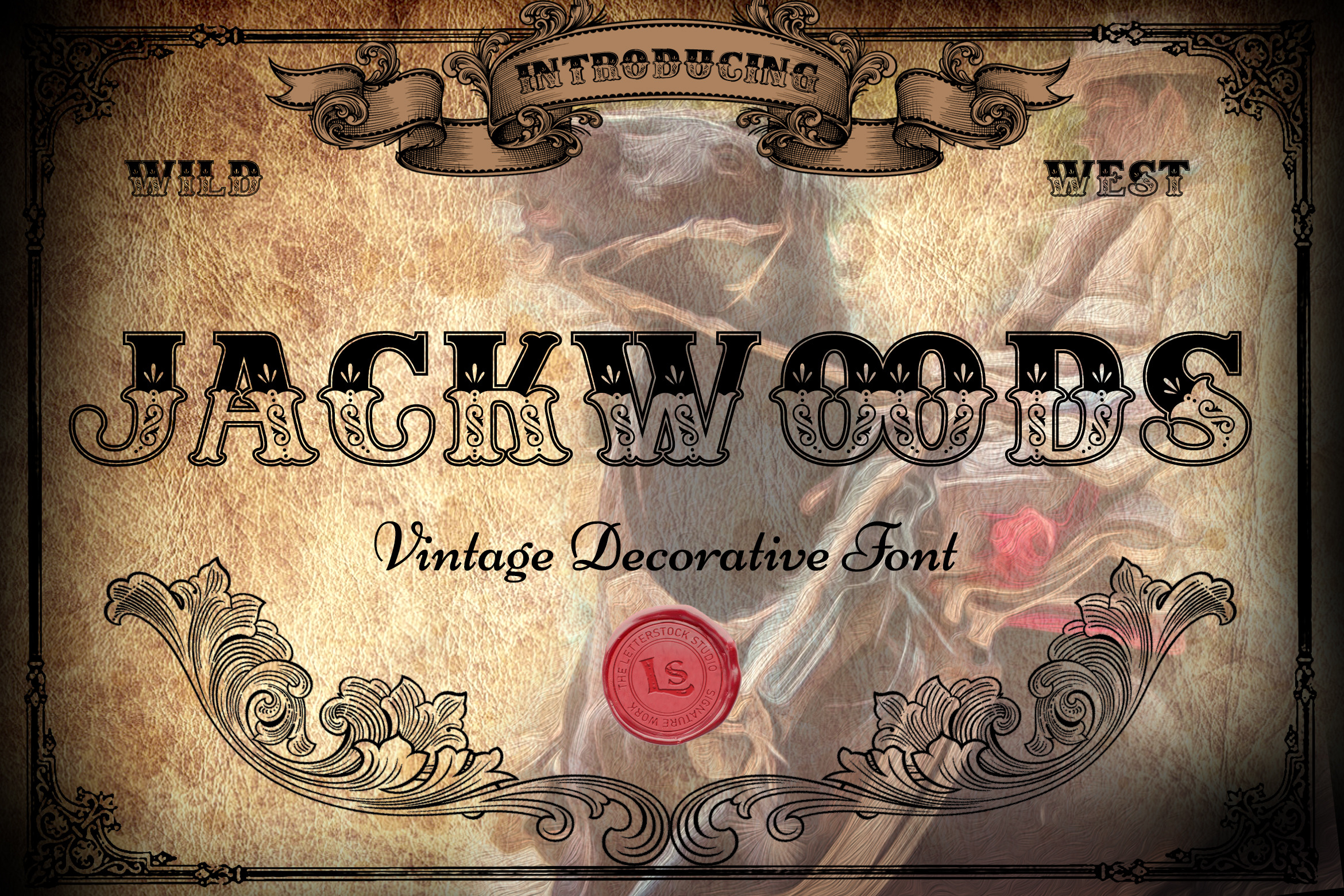 Jackwoods, a Serif Font by LetterStock | Creative Market
