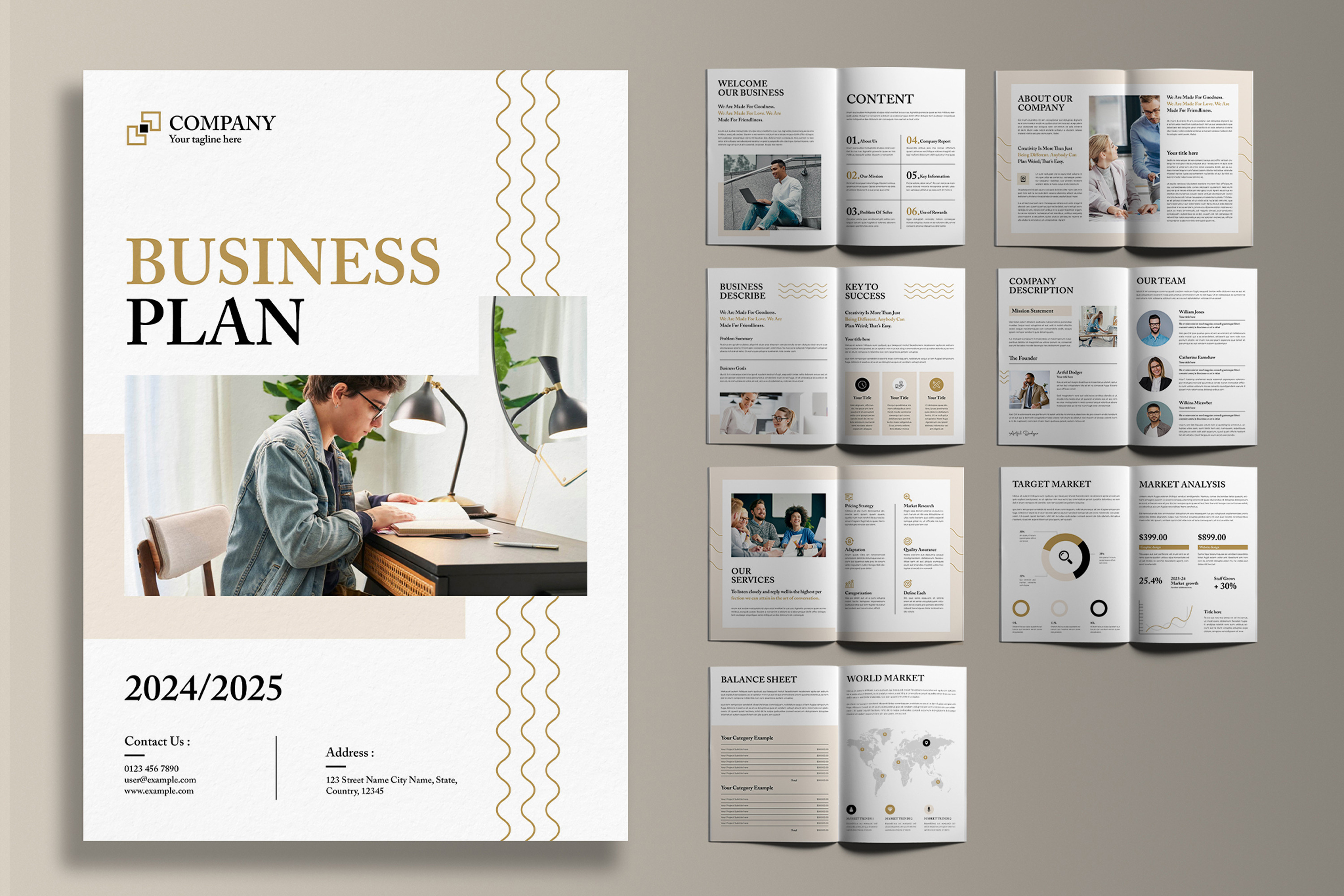 Business Plan Template Layout