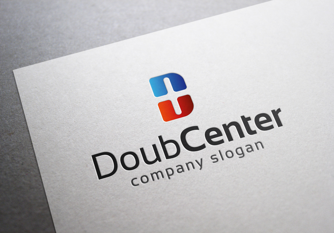 Double Center Logo, a Branding & Logo Template by EmilGuseinov