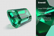 Emerald, an Object Illustration by Anatoly Maslennikov