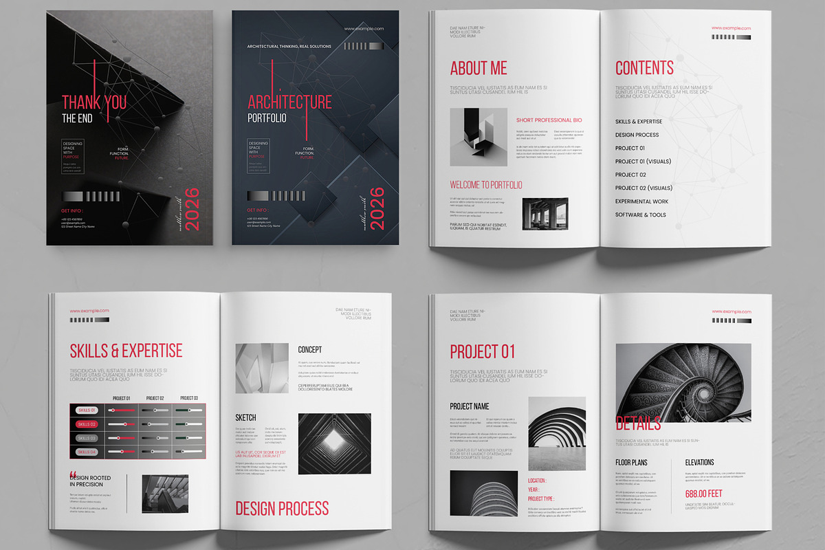 Architecture Portfolio Layout