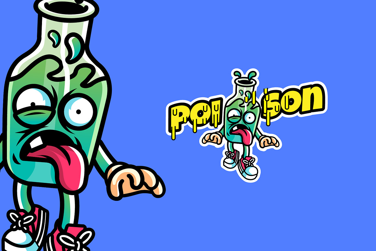 poison - Mascot & Esport Logo, a Branding & Logo Template by AQR Studio