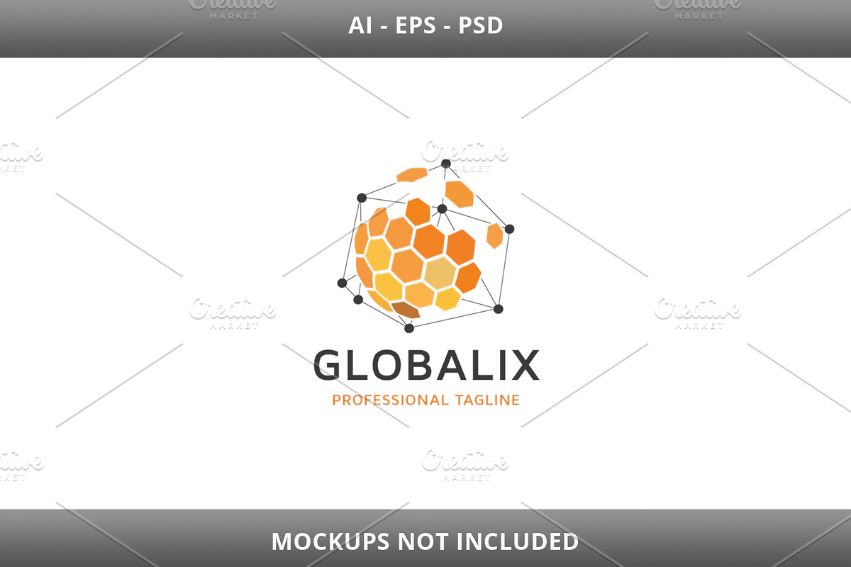 Globalix Logo, a Branding & Logo Template by Design_Planet
