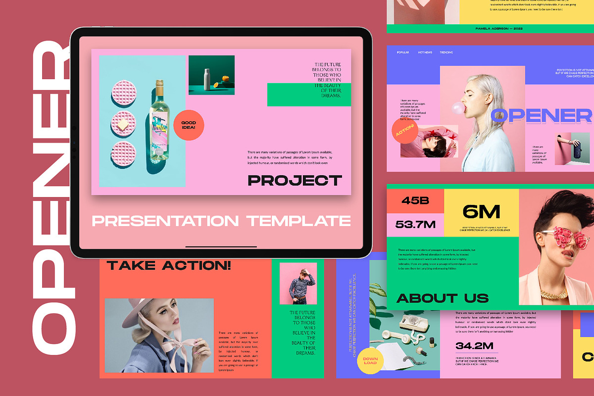 Opener - Powerpoint Template, a Presentation Template by Meliora Studio
