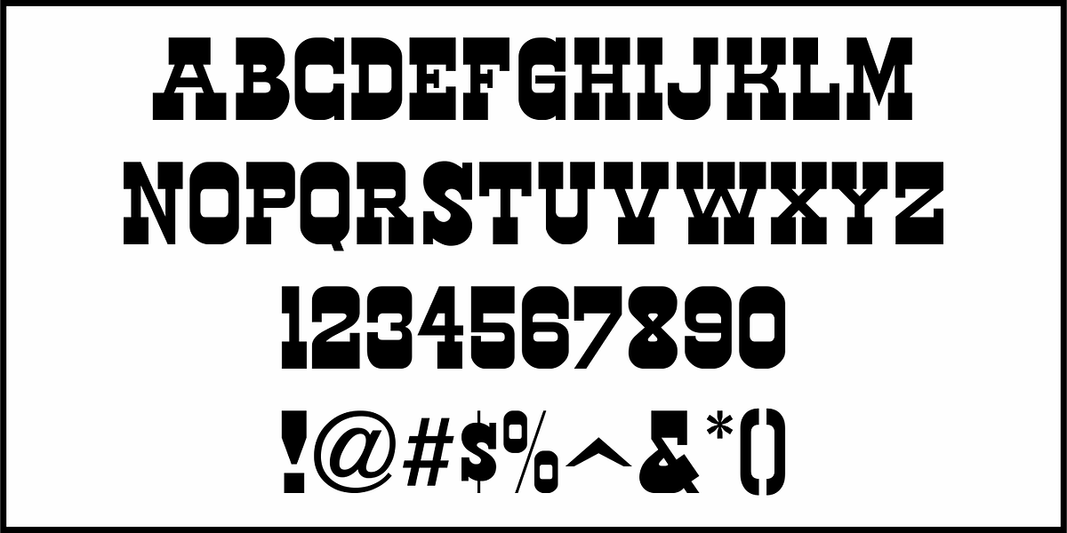Cattle Town JNL, a Font by Jeff Levine Fonts