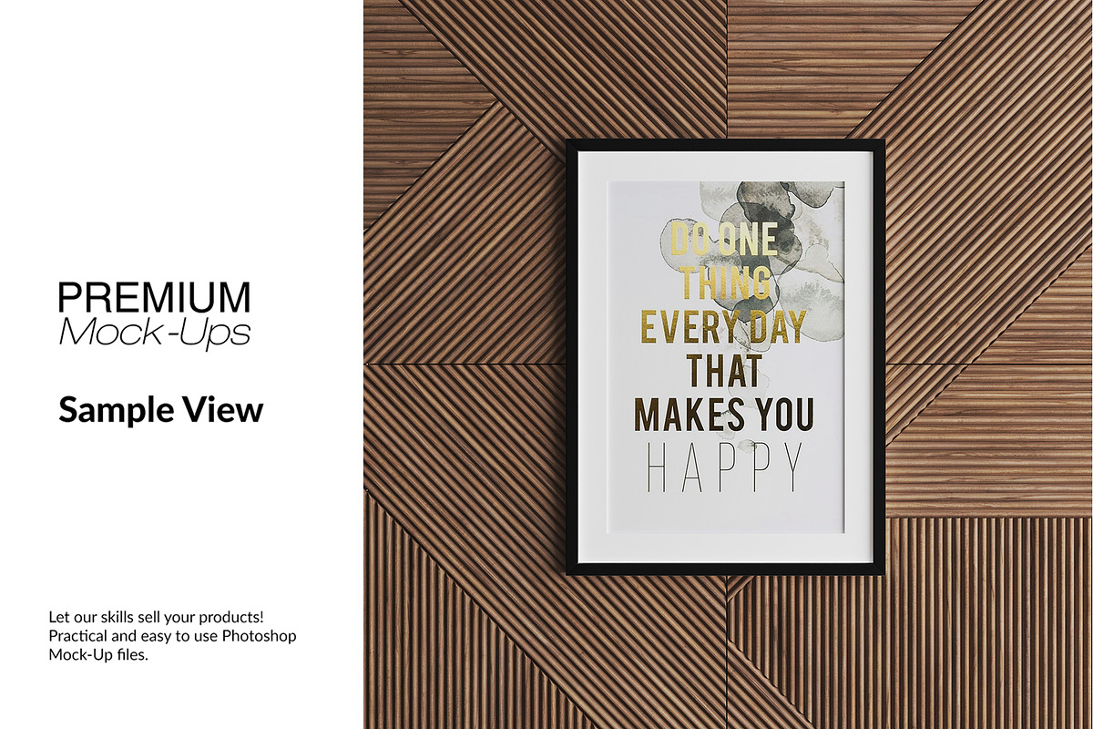 3 Shapes of Frame Mockups, a Product Mockup by mock-ups