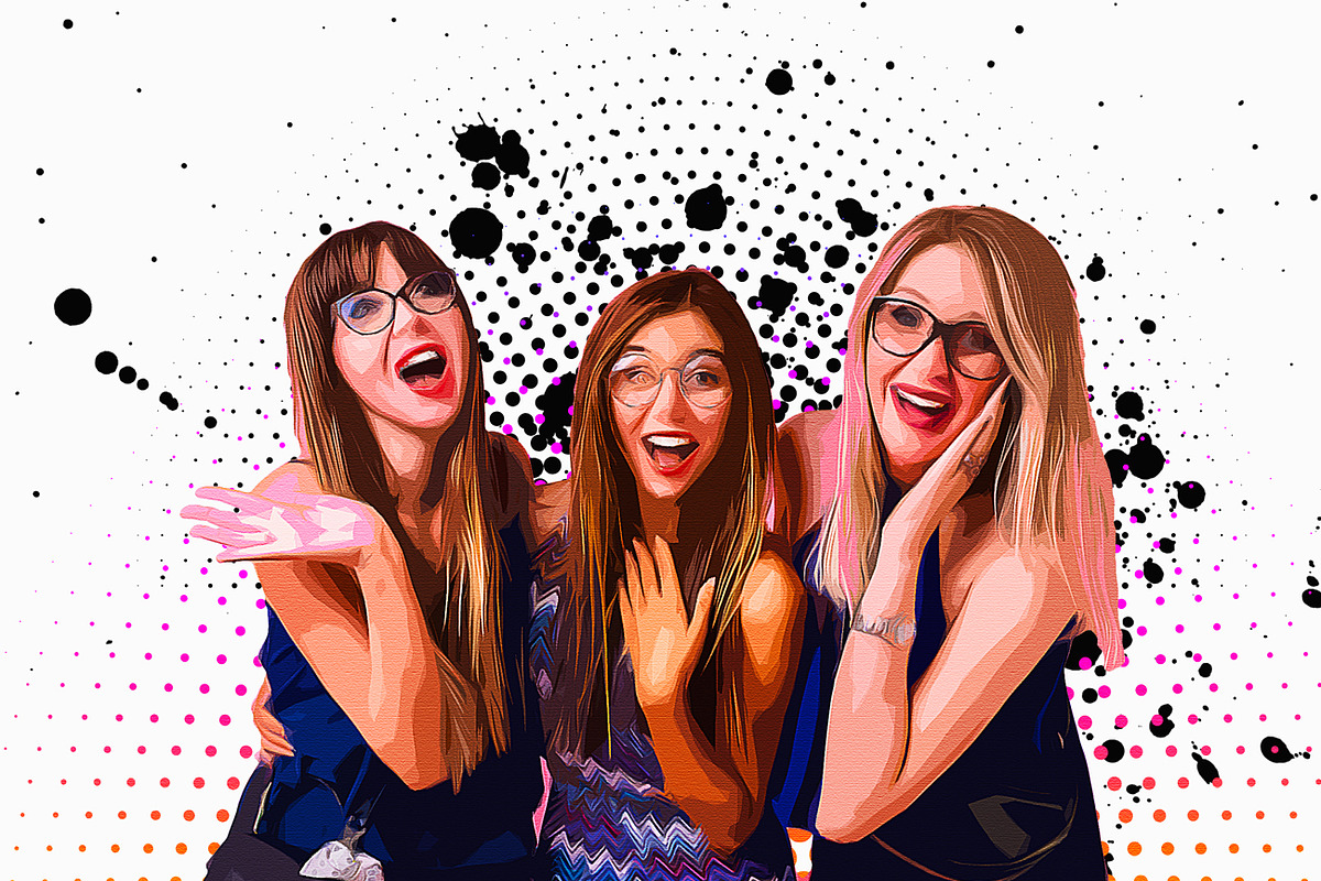 Vector Art Effect Photoshop Action, an Action Add-On by Studio Retouch