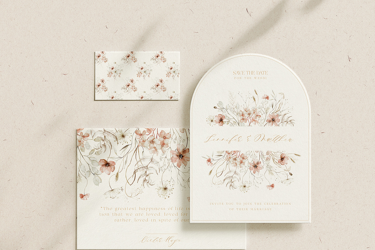 Autumn Wildflower Watercolor Floral, a Decorative Illustration by Veris ...
