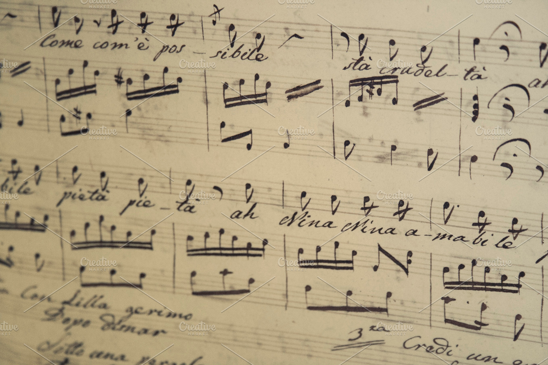 Handwritten Sheet Music, an Arts & Entertainment Photo by Neo Ink Design